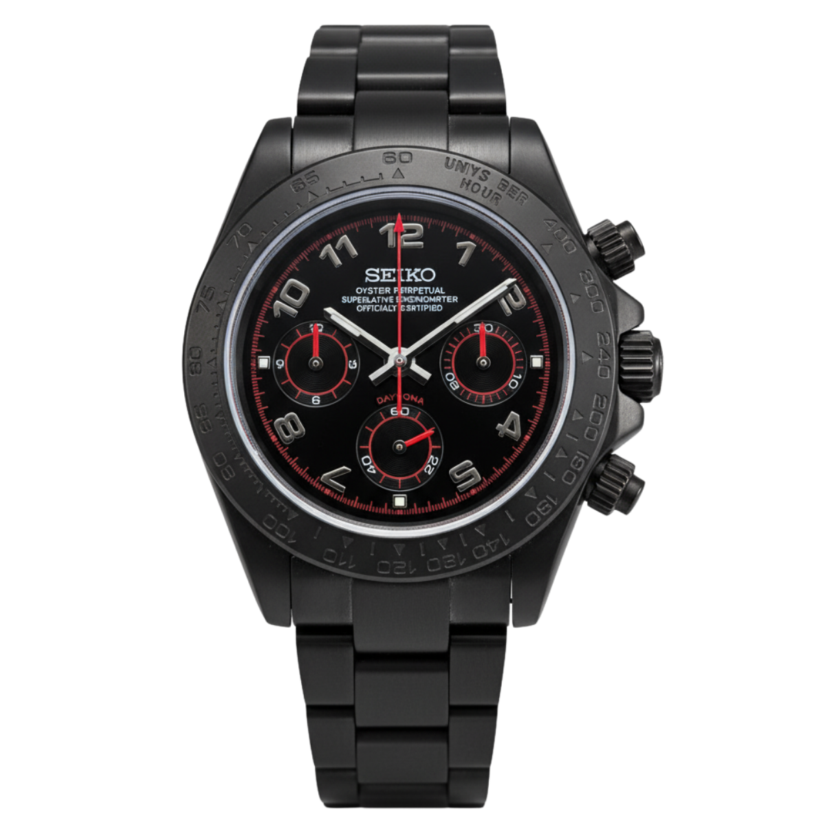 SEIKO-LEX F1 BLACK DAYTONA – Modwatches